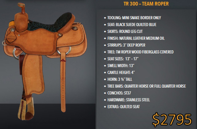 Custom Team Roping Saddles | Best Ever Pads