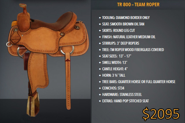 Custom Team Roping Saddles | Best Ever Pads