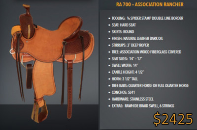 Custom Western Ranch Saddles | Best Ever Pads