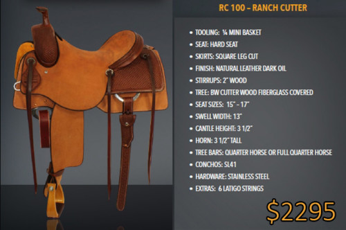 Custom Ranch Cutter Saddles | Best Ever Pads