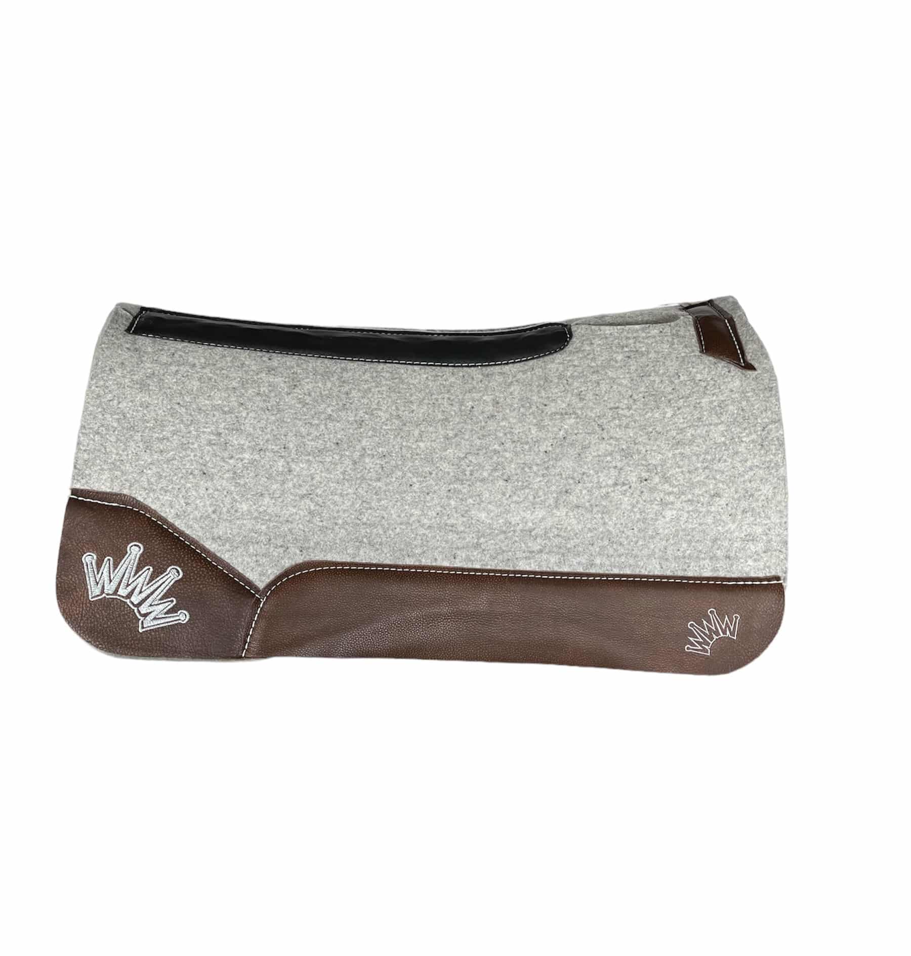 30x30 1.25" Kush Gray Wool Saddle Pad (#88417) - Best Ever Pads